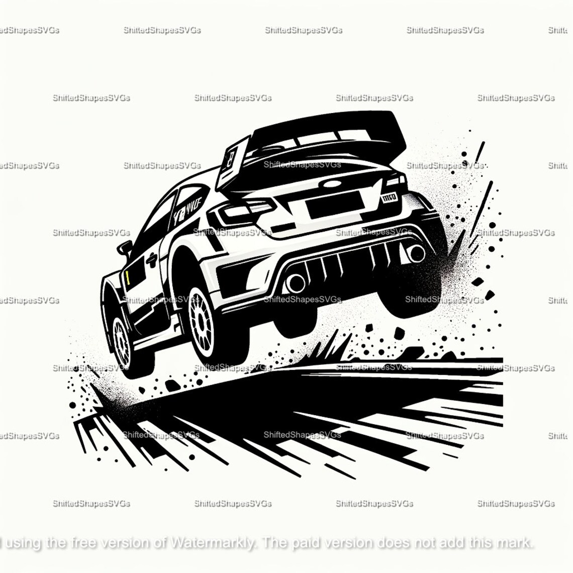 Rally Car Jump SVG Bundle - Etsy