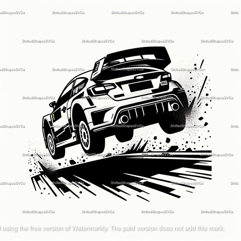 Rally Car Jump SVG Bundle - Etsy