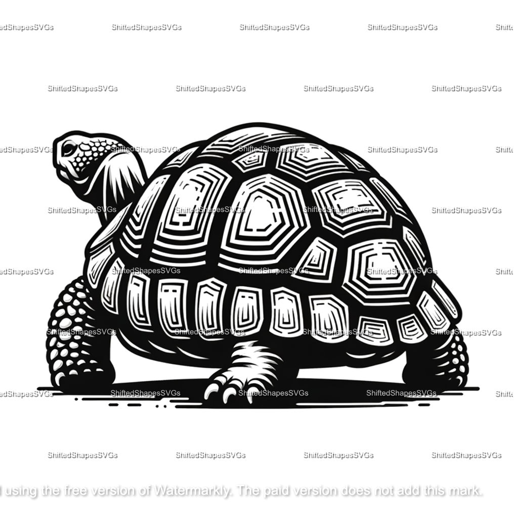 Sulcata Tortoise SVG Bundle - Etsy