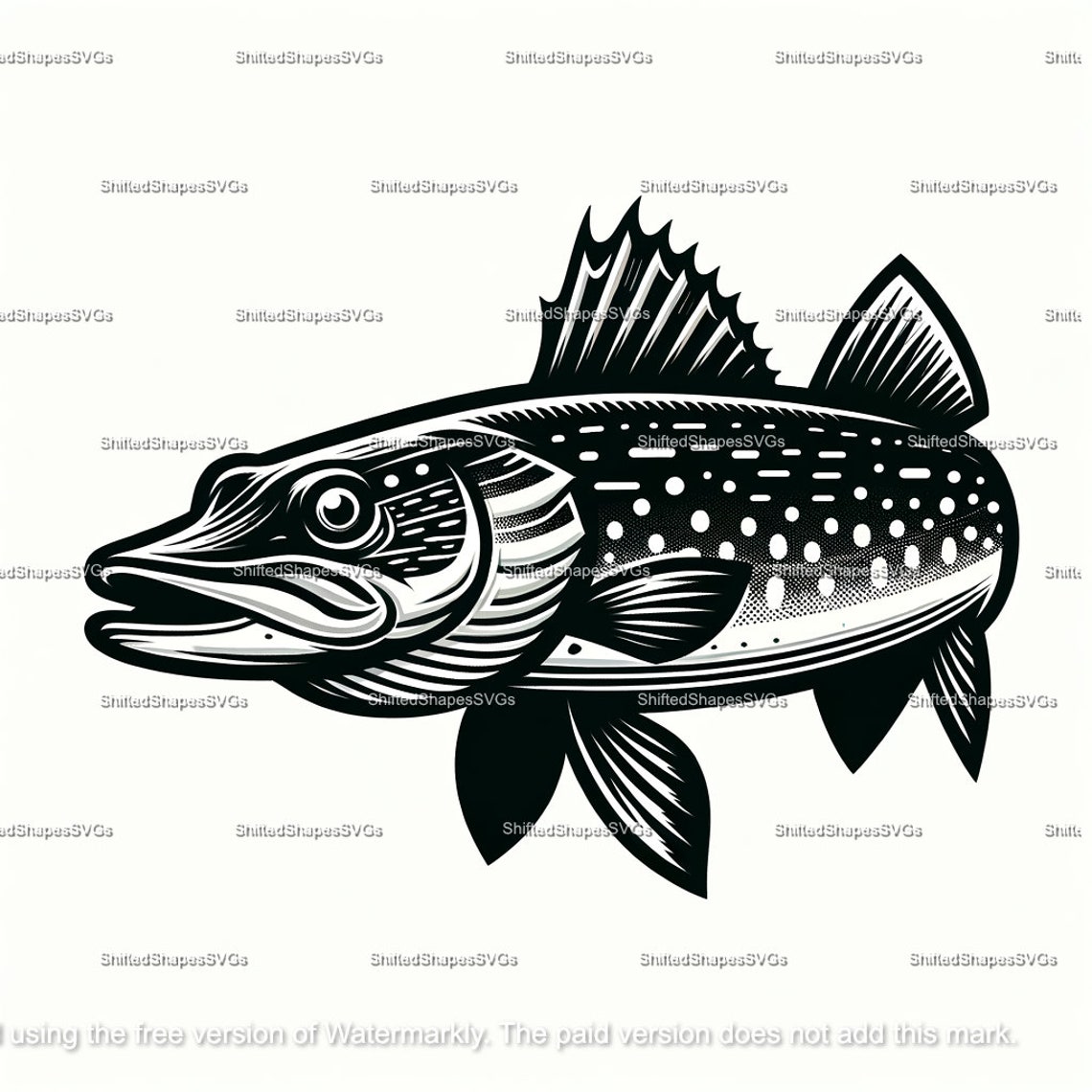 Northern Pike SVG Bundle - Etsy