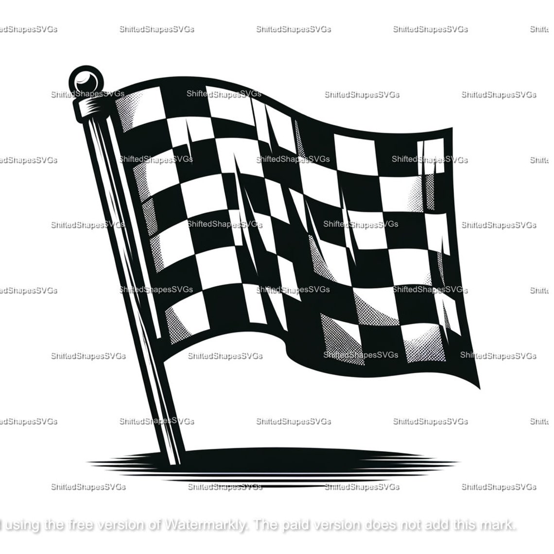 NASCAR Checkered Flag SVG Bundle - Etsy