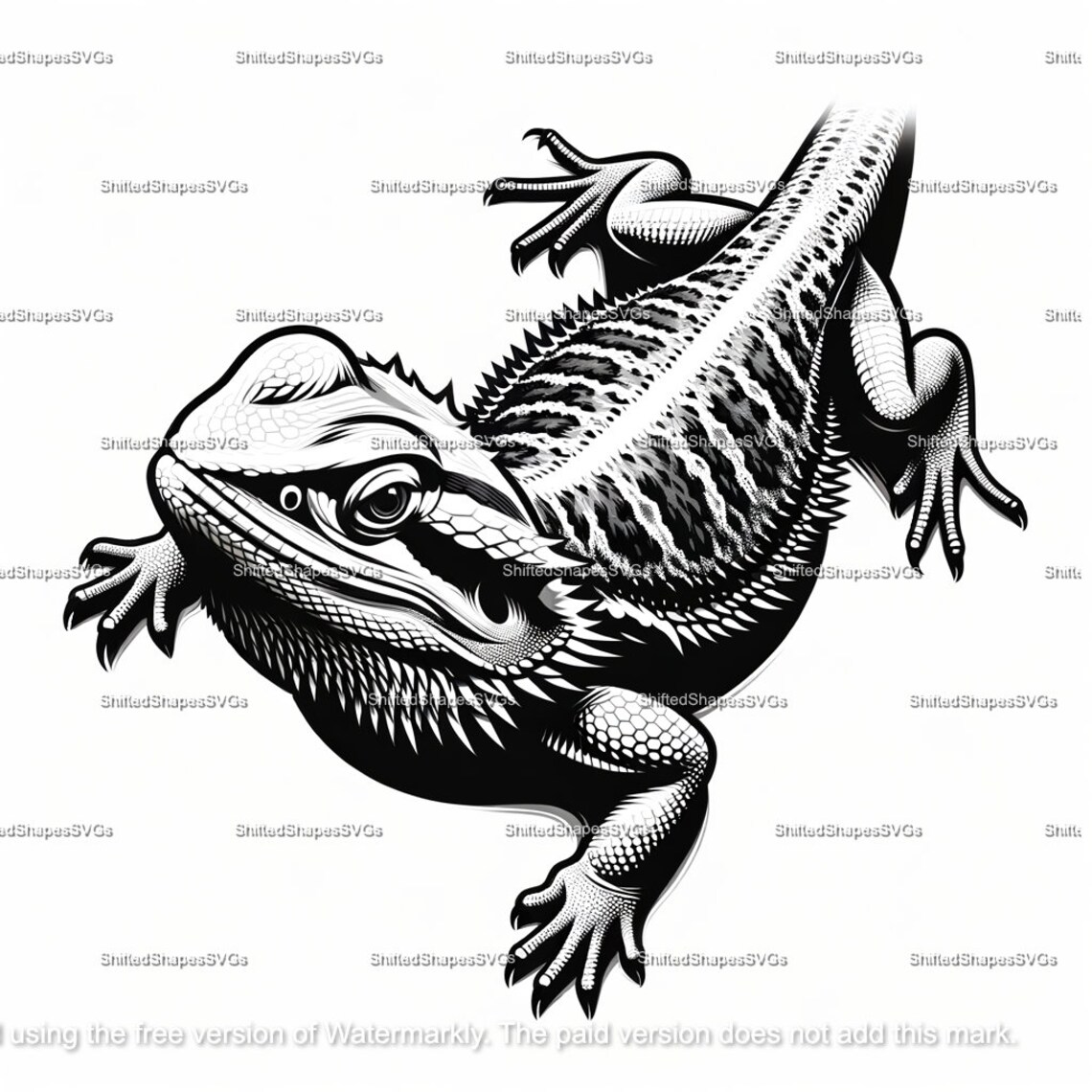 Bearded Dragon SVG Bundle - Etsy