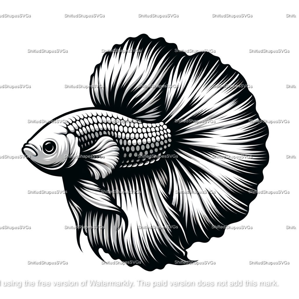 Betta Fish SVG Bundle - Etsy
