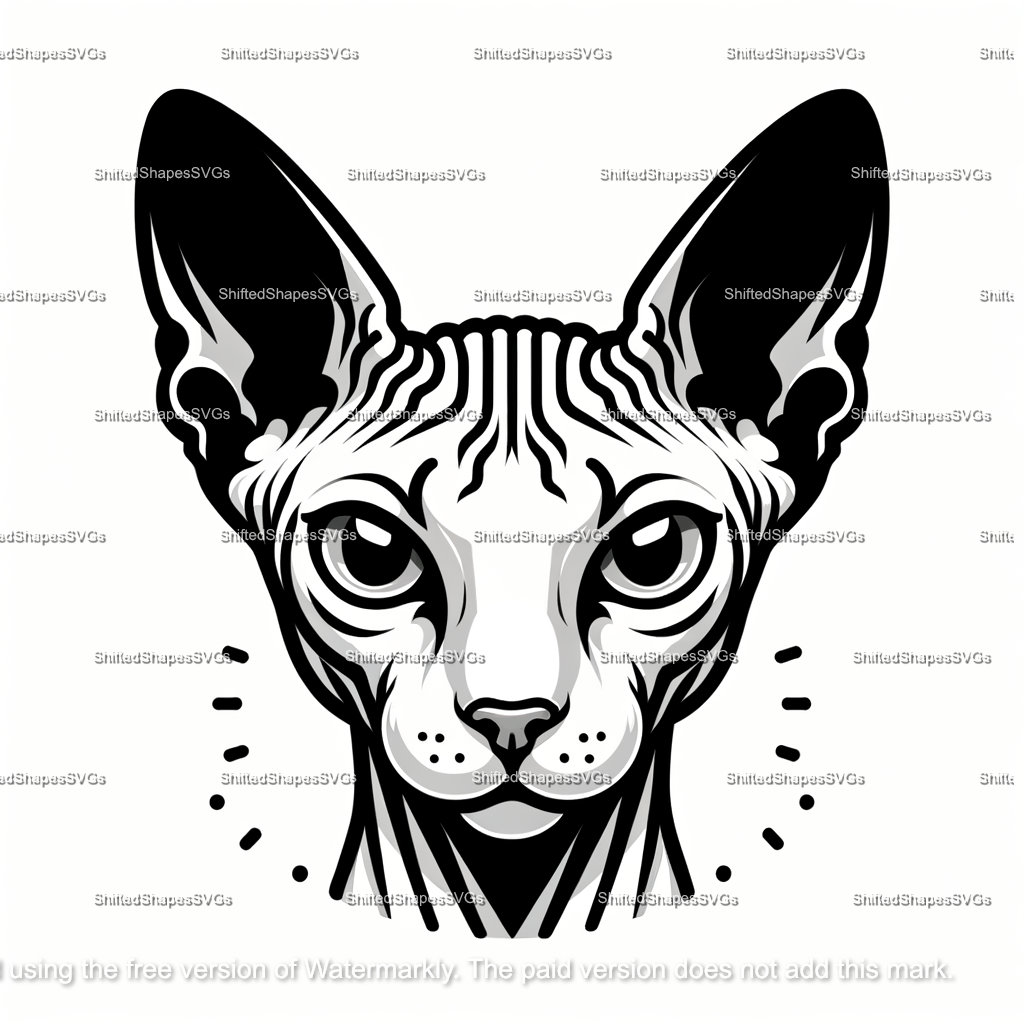 Sphynx Cat SVG Bundle - Etsy