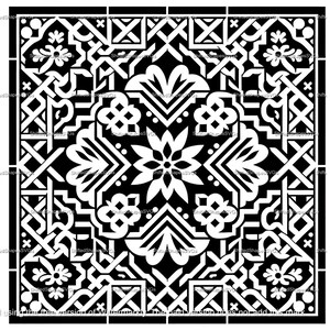 Moroccan Tile Pattern SVG Bundle - Etsy