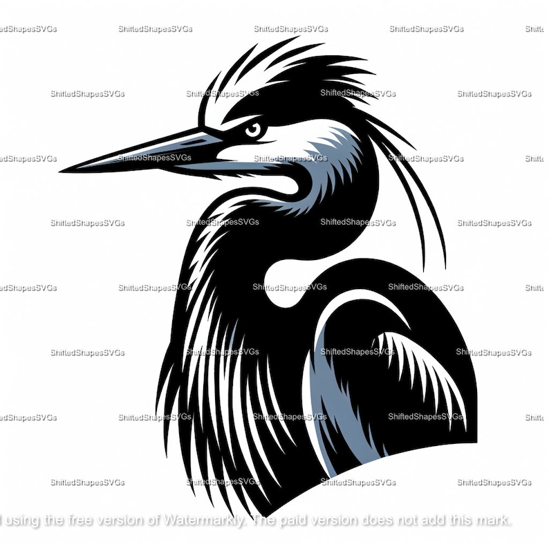 Great Blue Herron SVG Bundle - Etsy