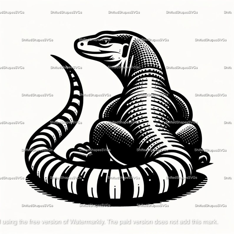 Monitor Lizard SVG Bundle - Etsy
