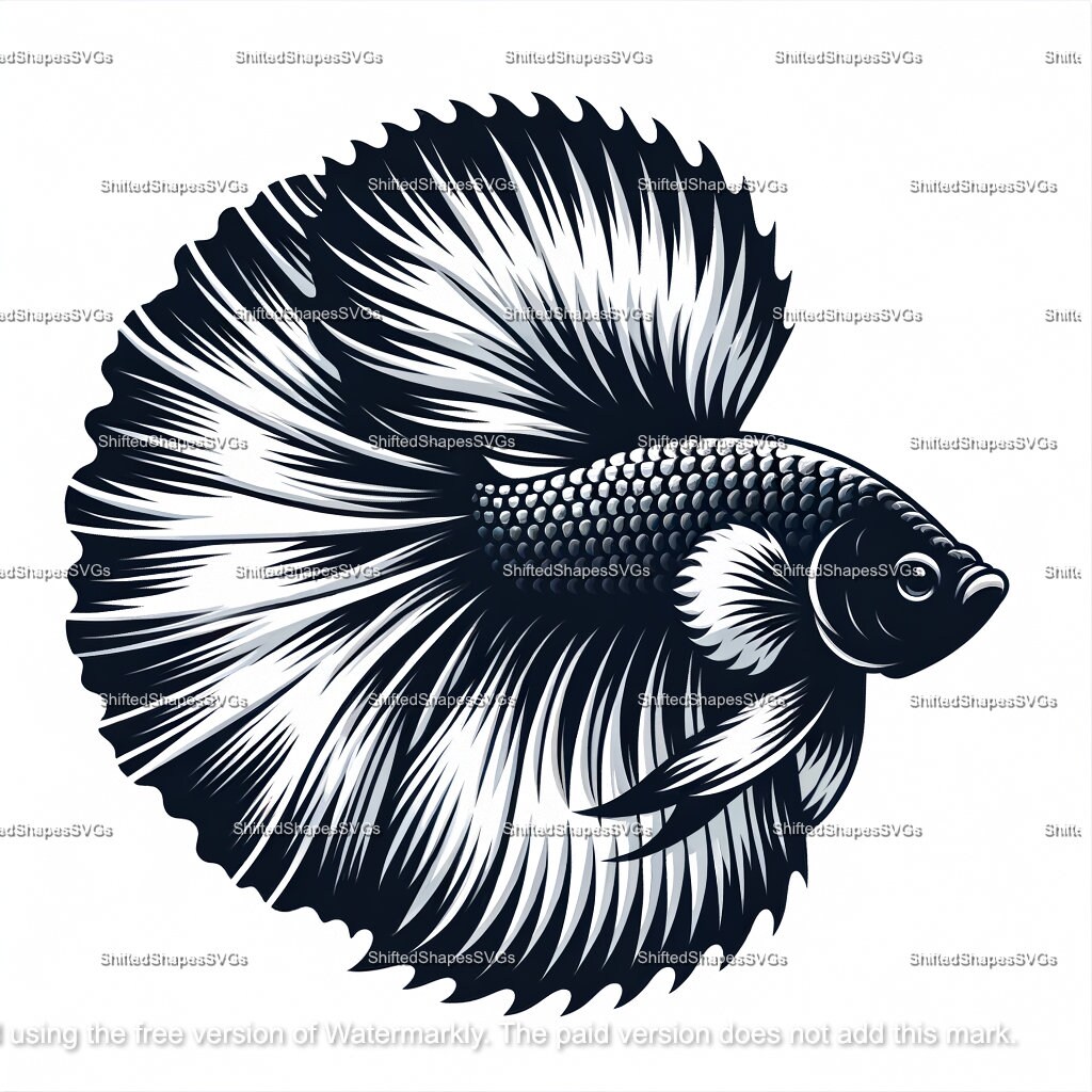 Betta Fish SVG Bundle - Etsy