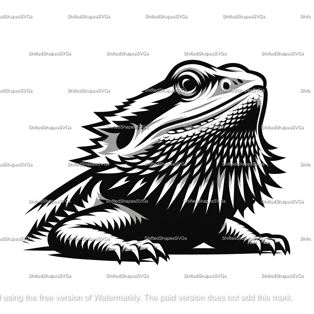 Bearded Dragon SVG Bundle - Etsy