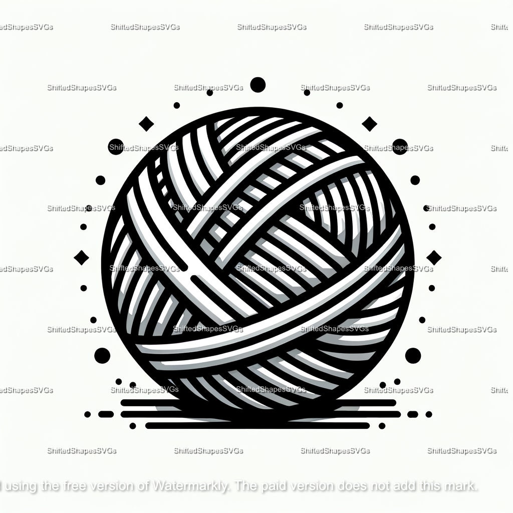 Ball of Yarn SVG Bundle - Etsy