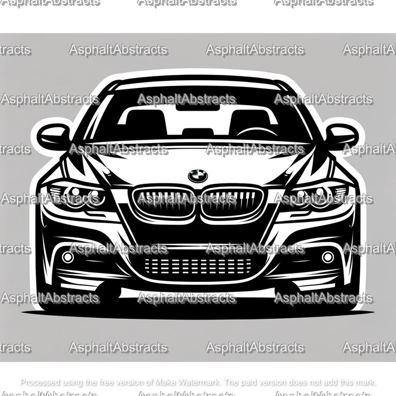 BMW E90 SVG Files – Automotive Art (digital Download) - Etsy