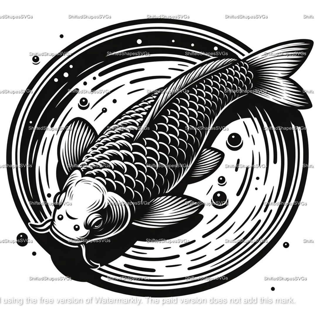 Koi Fish SVG Bundle - Etsy