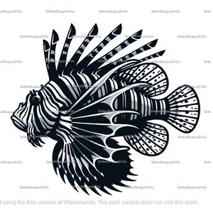 Lionfish SVG Bundle - Etsy