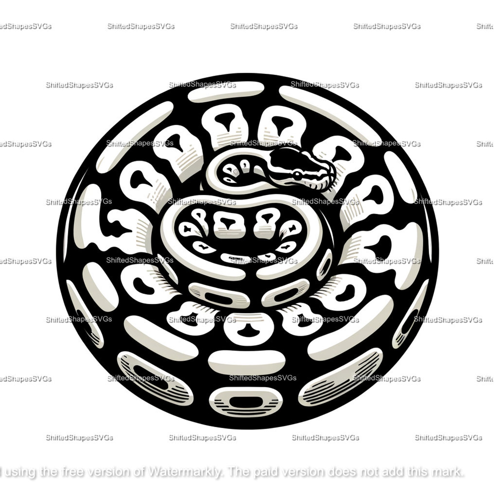 Ball Python SVG Bundle - Etsy