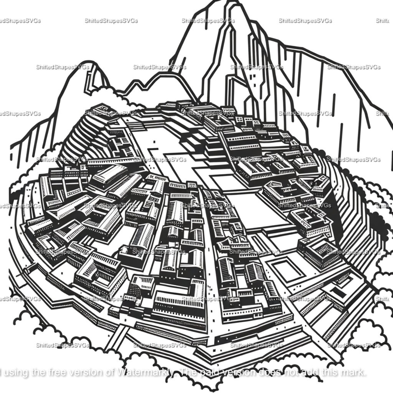 Machu Picchu SVG Bundle - Etsy