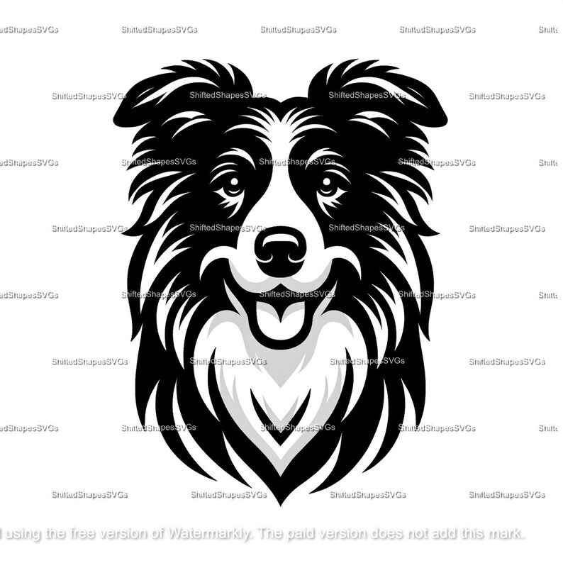 Border Collie SVG Bundle - Etsy Canada