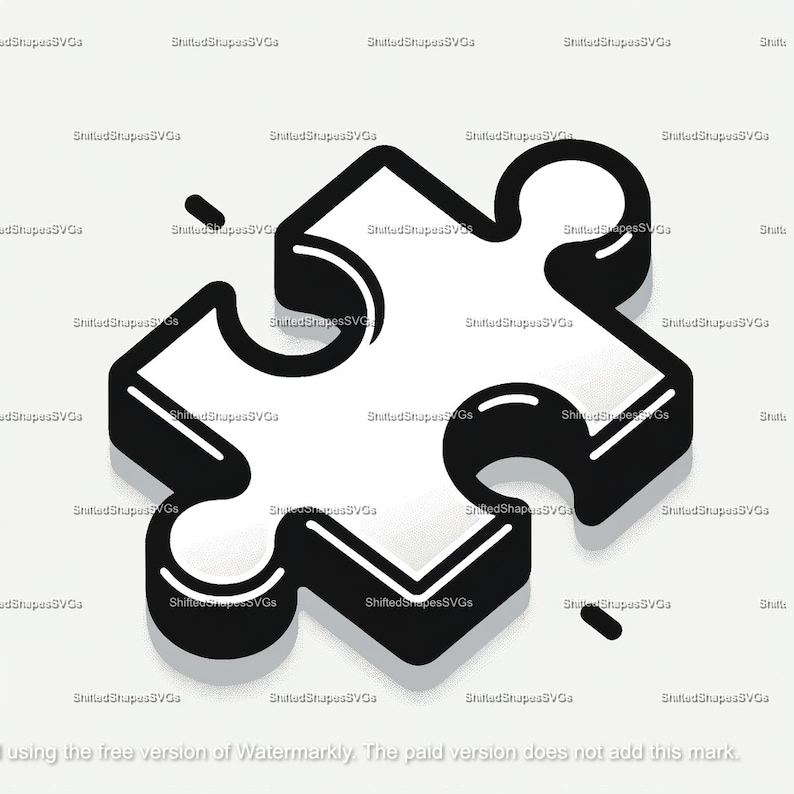 Puzzle Piece SVG Bundle - Etsy