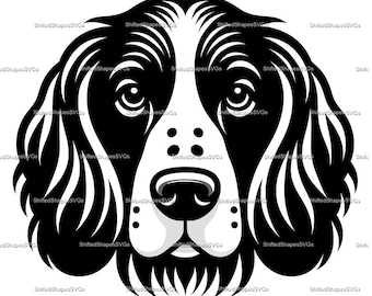 English Springer Spaniel Digital Art: SVG and PNG Designs for Crafting ...