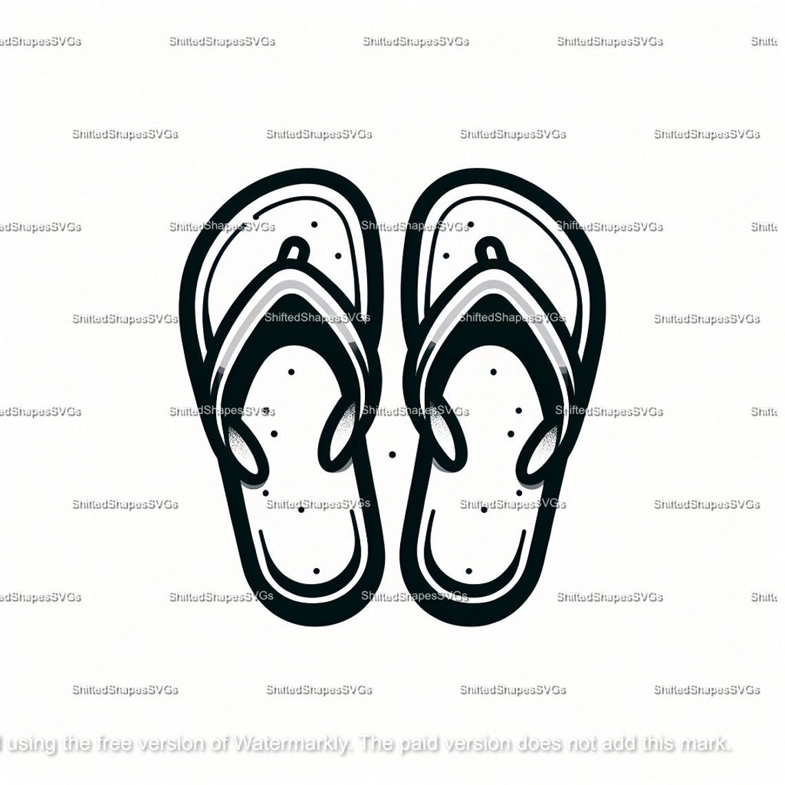 Flip Flops SVG Bundle - Etsy