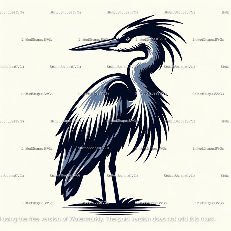 Great Blue Herron SVG Bundle - Etsy