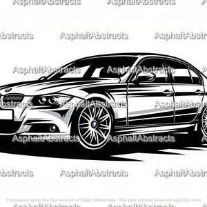 BMW E90 SVG Files – Automotive Art (digital Download) - Etsy