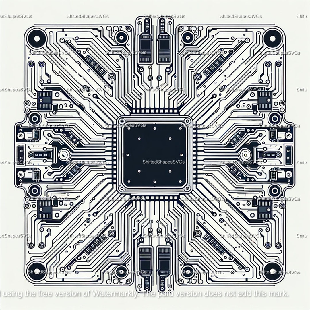 Tech Lover's Dream: Circuit Board Pattern SVG Bundle - Etsy