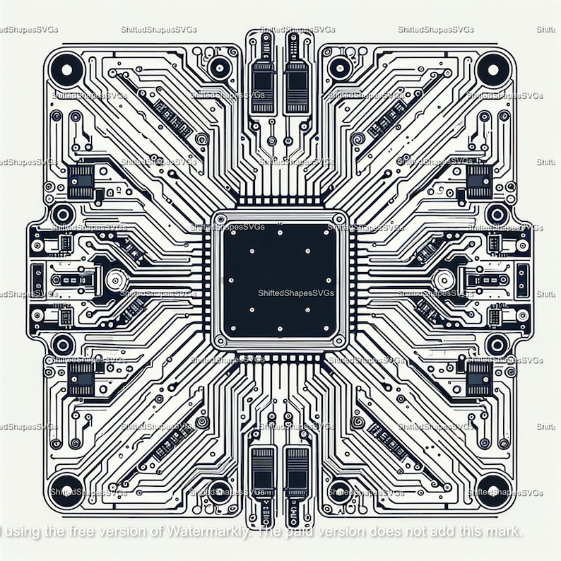 Tech Lover's Dream: Circuit Board Pattern SVG Bundle - Etsy