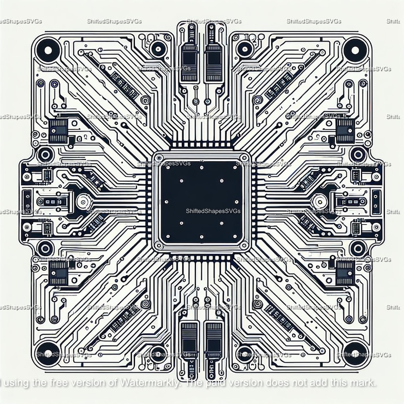 Circuit Board Cutting Board - Etsy UK