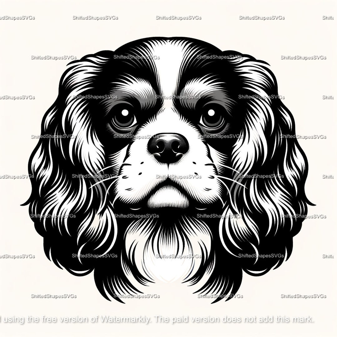 Cavalier King Charles Spaniel SVG Bundle - Etsy