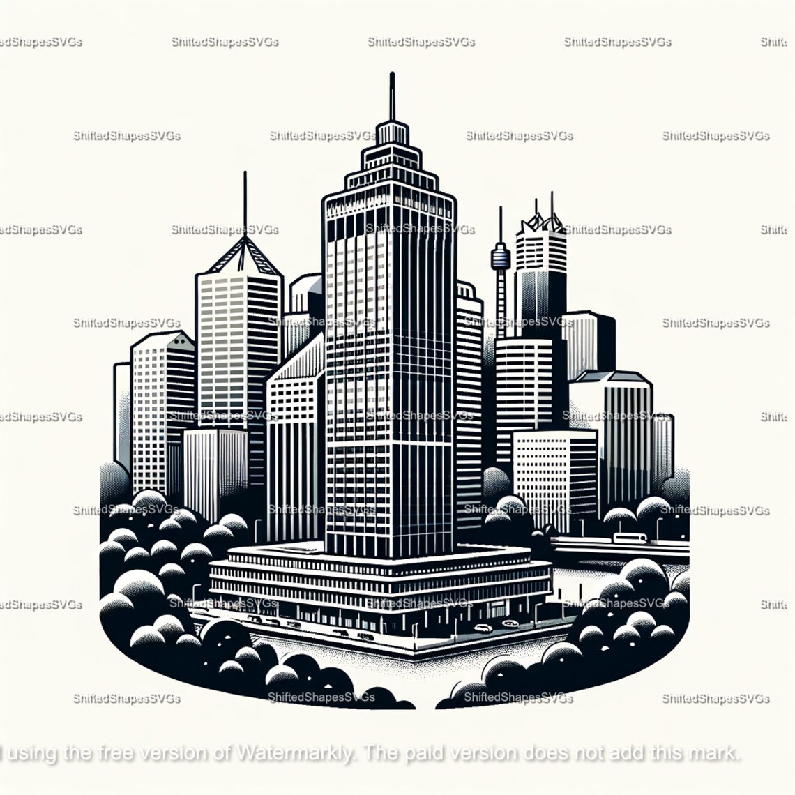 Sydney Skyline SVG Bundle - Etsy