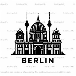 Berlin Skyline SVG Bundle - Etsy
