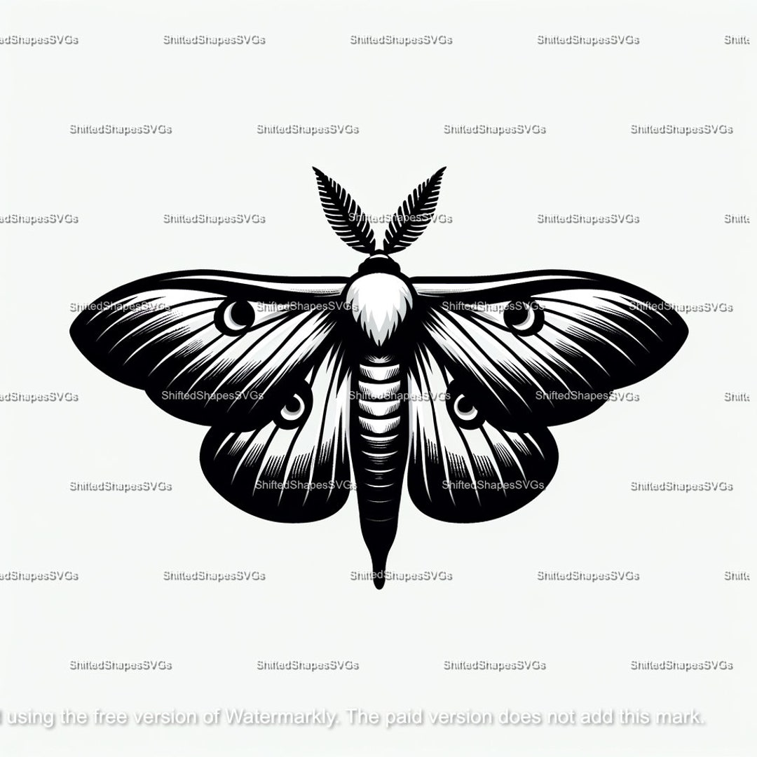 Luna Moth SVG Bundle - Etsy