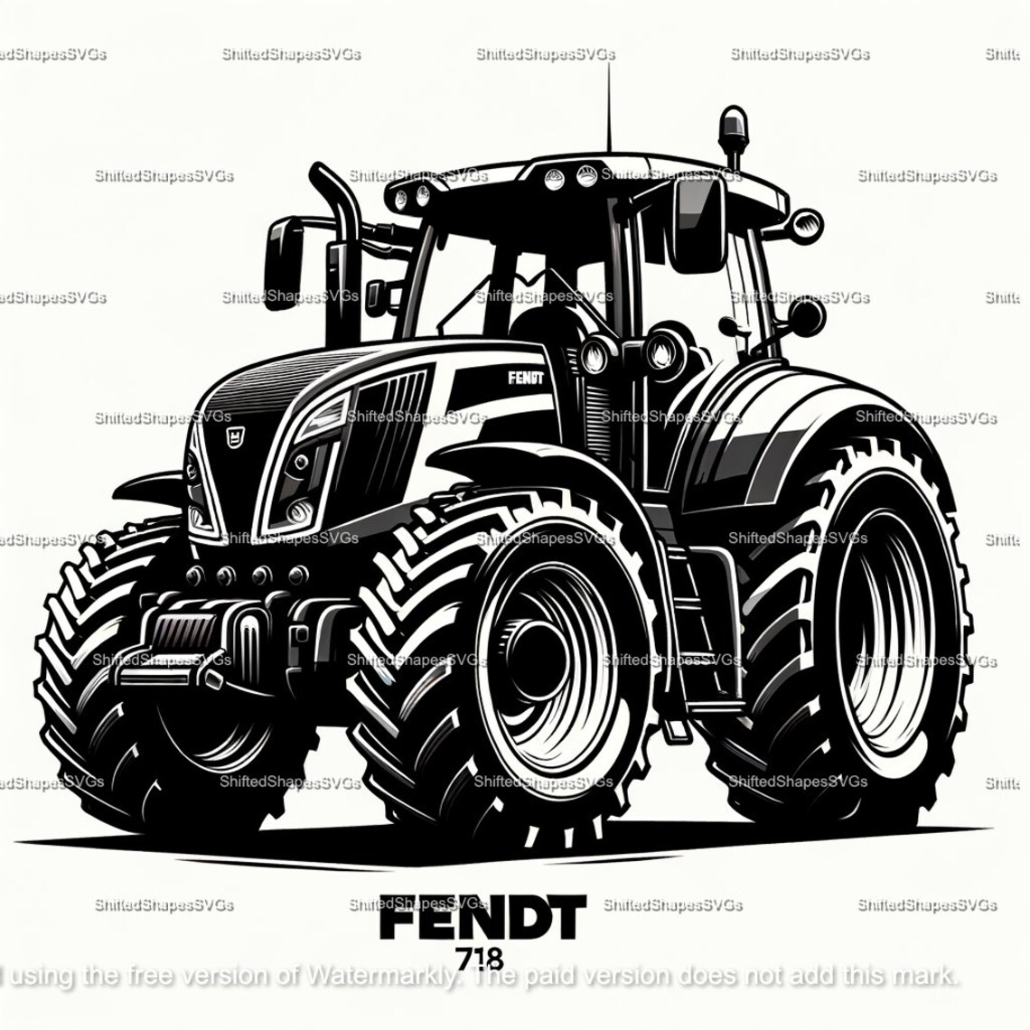 Fendt 718 Vario Tractor SVG Bundle - Etsy