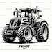 Fendt 718 Vario Tractor SVG Bundle - Etsy