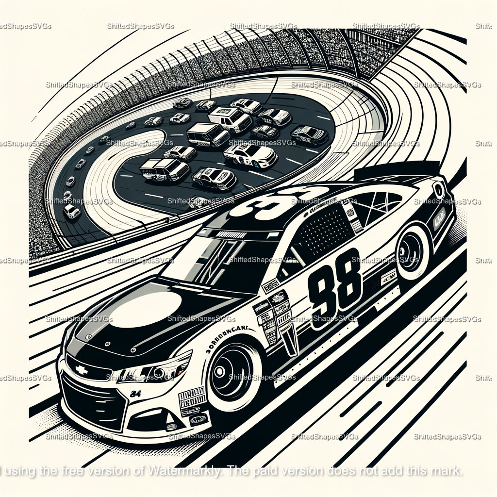 NASCAR Racing SVG Bundle - Etsy