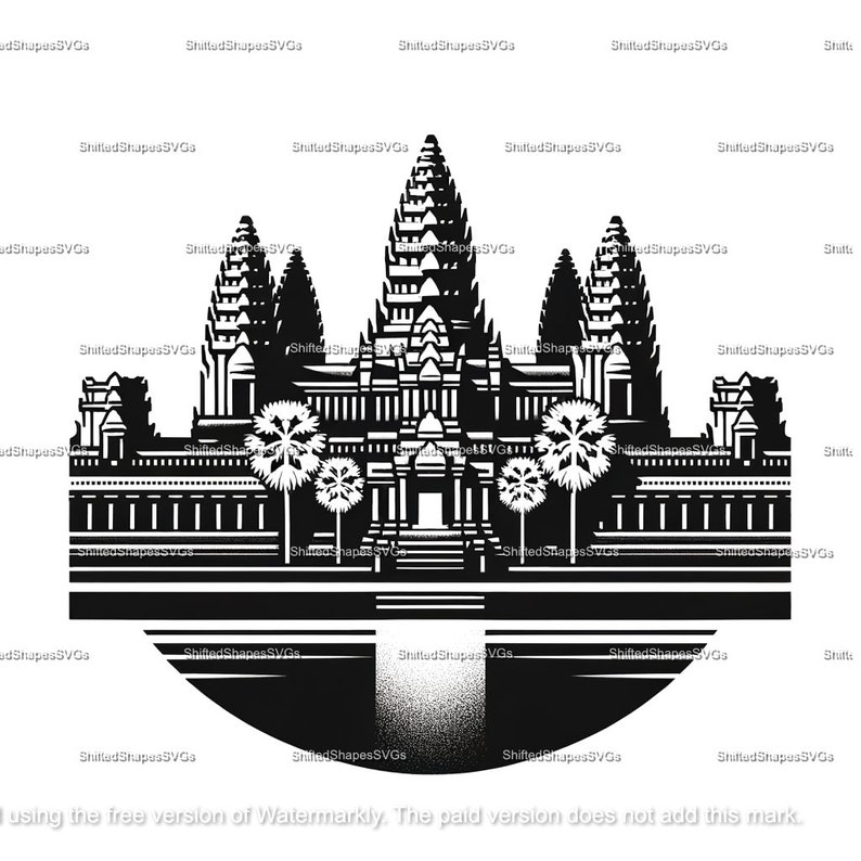 Angkor Wat SVG Bundle - Etsy