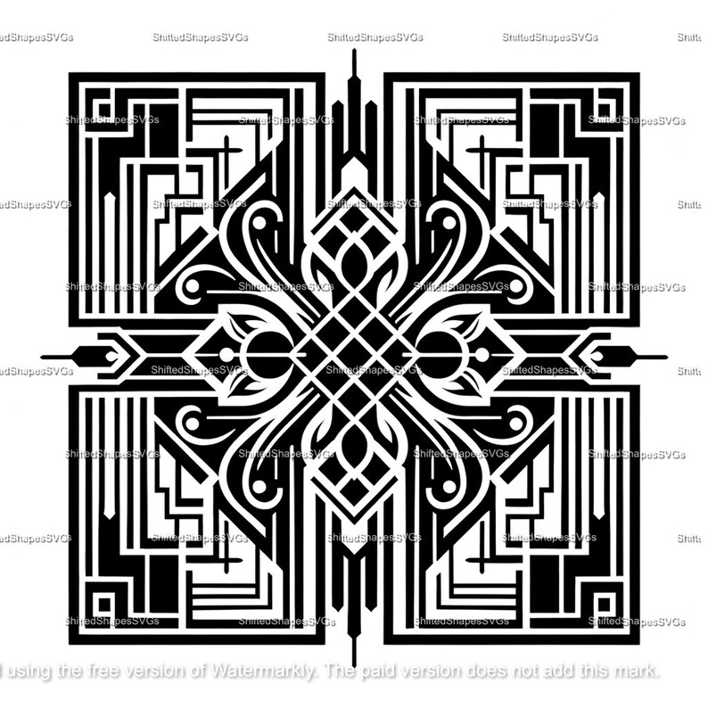 Art Deco Pattern SVG Bundle - Etsy
