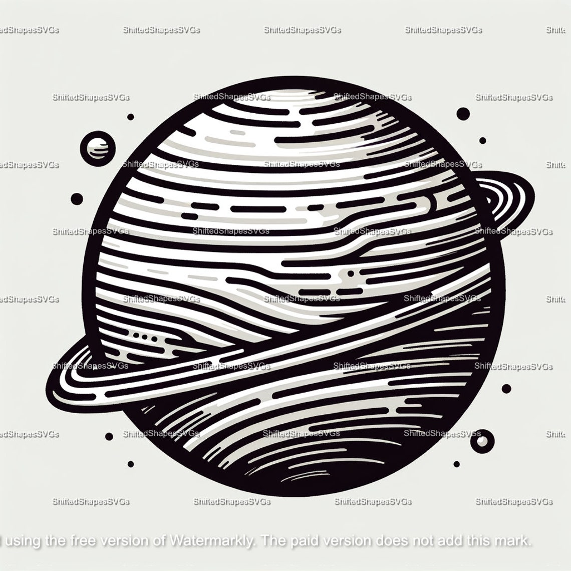 Planet Neptune SVG Bundle - Etsy