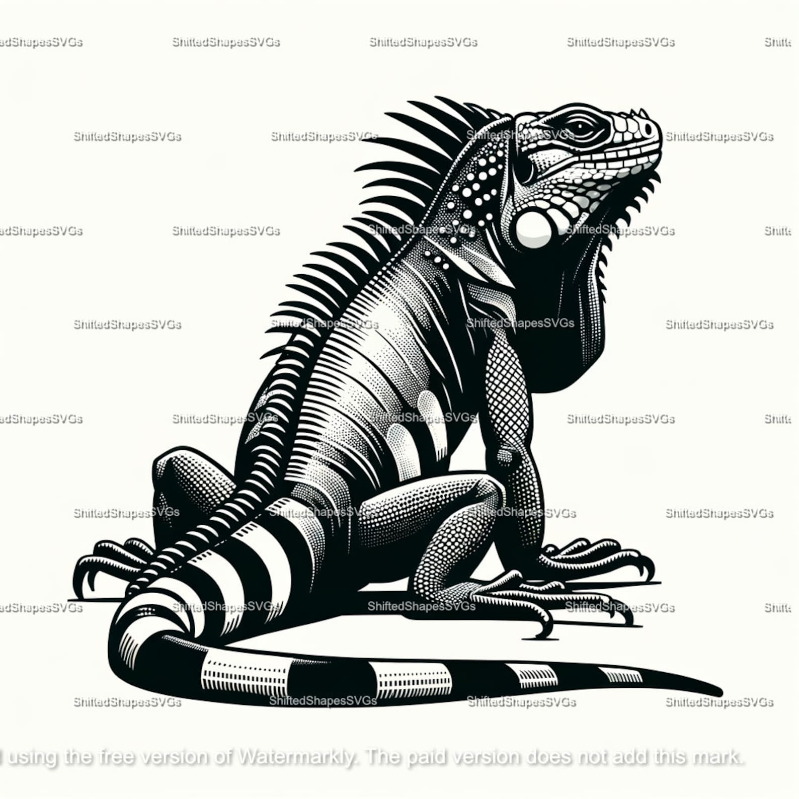 Green Iguana SVG Bundle - Etsy