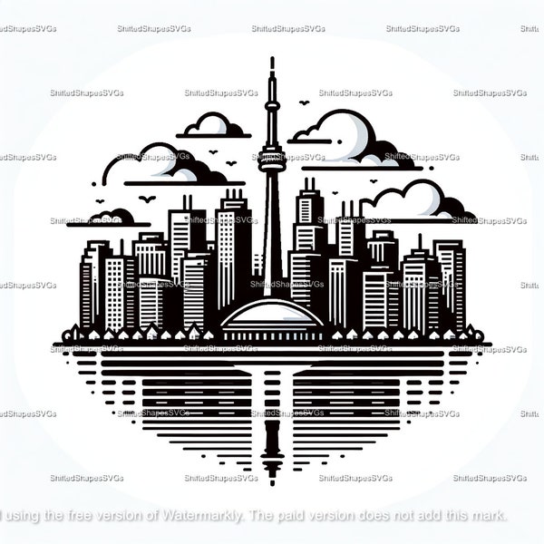 Toronto Skyline - Etsy