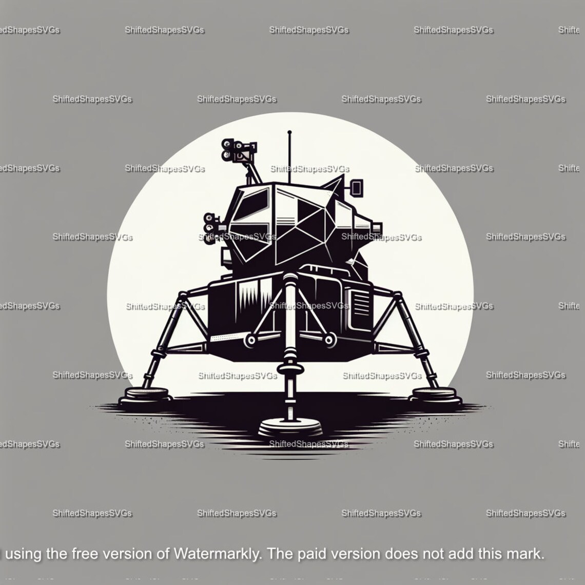 Lunar Lander SVG Bundle - Etsy