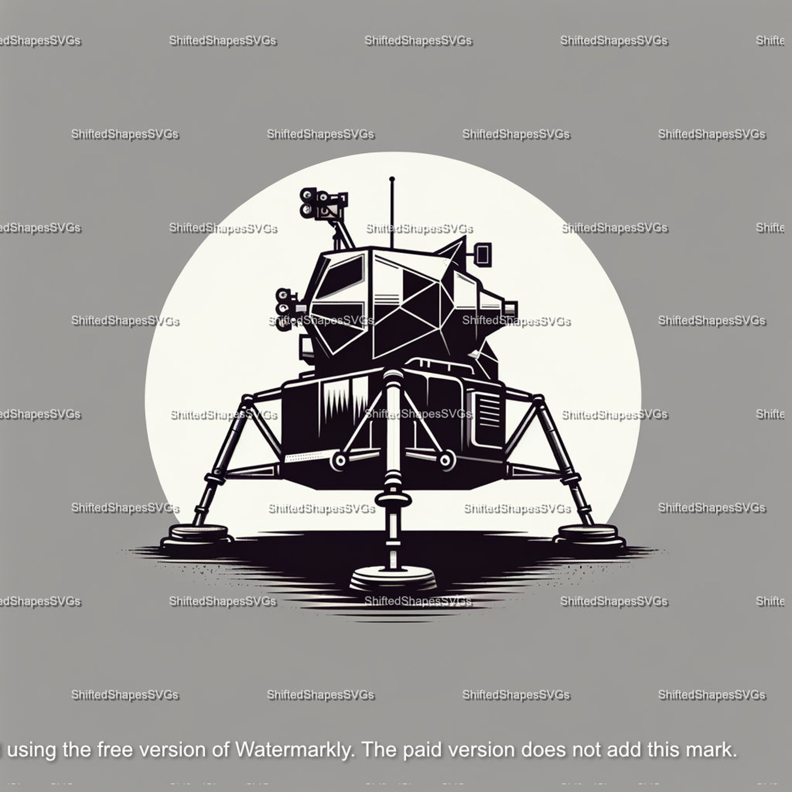 Lunar Lander SVG Bundle - Etsy