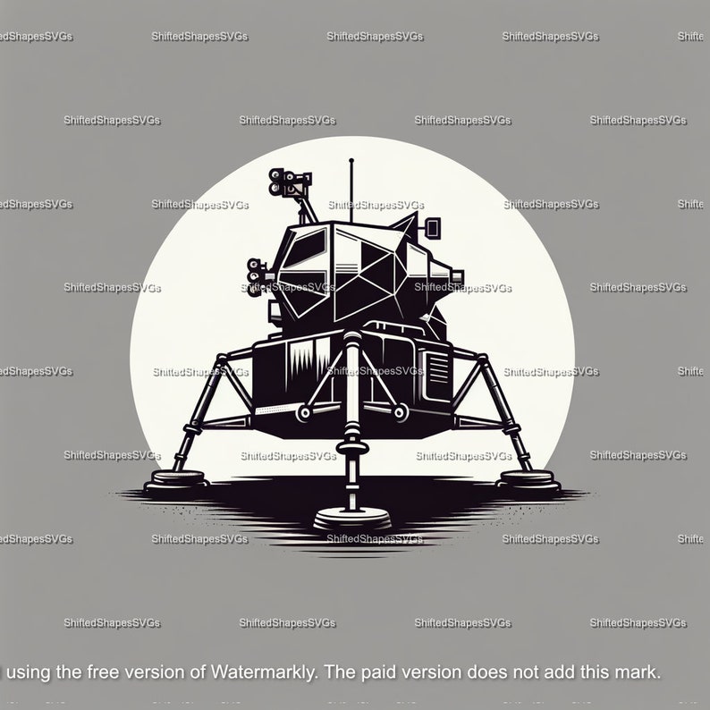 Lunar Lander SVG Bundle - Etsy