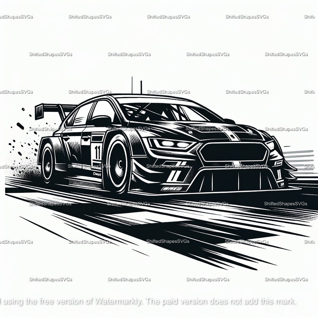 Touring Car Racing SVG Bundle - Etsy