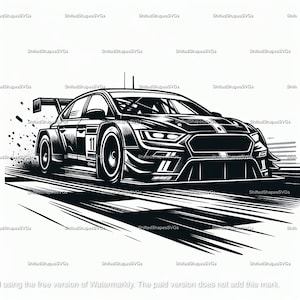 Touring Car Racing SVG Bundle - Etsy