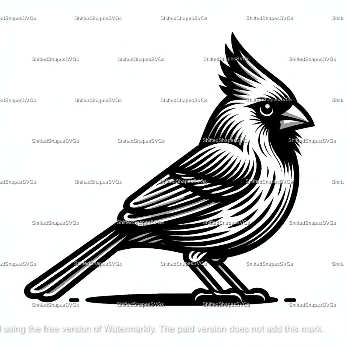 Northern Cardinal SVG Bundle - Etsy