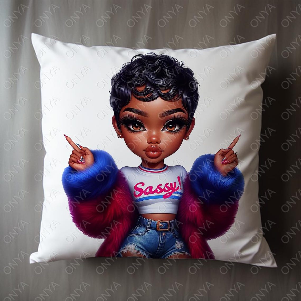 ONYA, Young Lady, Sassy Girl, Digital Doll, Melanin Doll, Queen ...