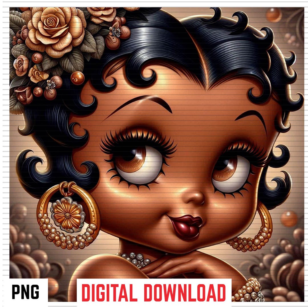 Vintage Glam Baddie PNG | Retro Beauty Diva | Elegant Pinup Art - Etsy