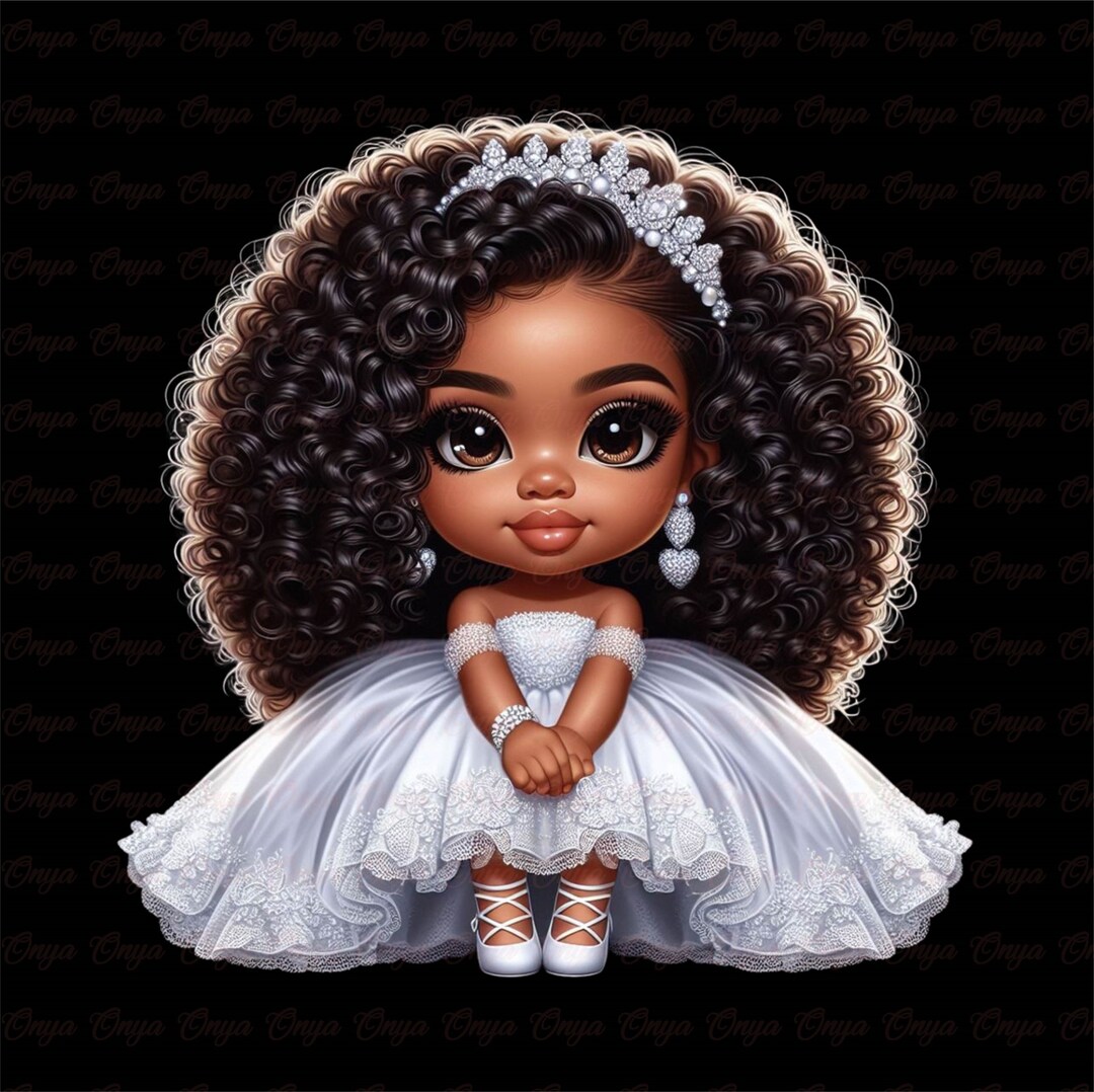ONYA Princess, Black Girl, Digital Doll, Melanin Girl, Queen, Baby ...