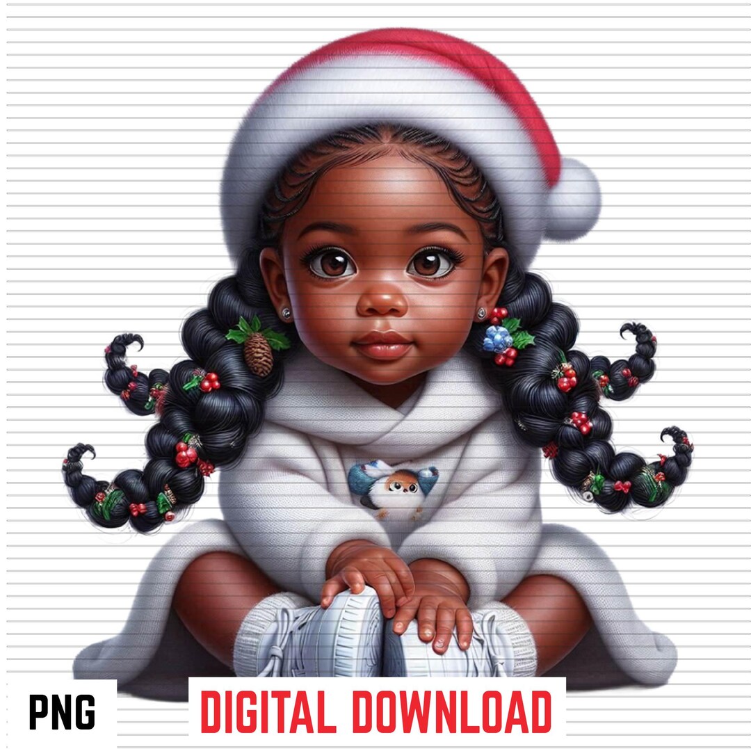 Christmas Doll Clipart: Onya Baby Girl PNG (sublimation, Tumbler Wrap ...